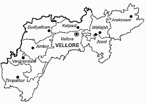 Explore Vellore Districts: Towns and Villages